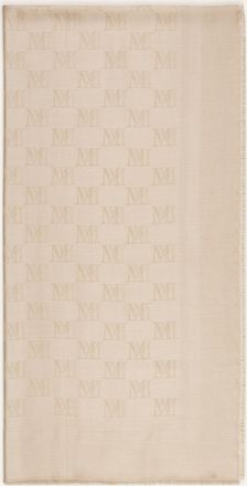 Max Mara Schal Gelato Mit Seide beige