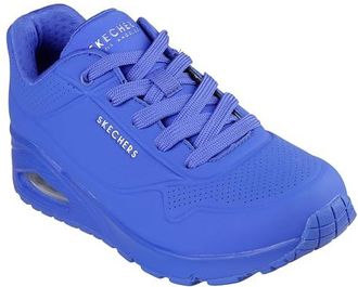 Skechers Femme Uno Stand on Air Racine Accueil Chaussures-Femme Baskets-Basses, Dazzling Blue Durabuck Mesh, 41 EU