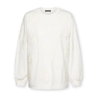 Elena Miro Damen, Sweatshirts & Hoodies, Wei&szlig;, XLGr&ouml;&szlig;e