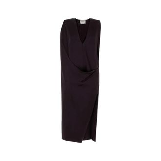 Sportmax Austria1234 Midi-Kleid - - Dresses - Damen - Lila - 2XS