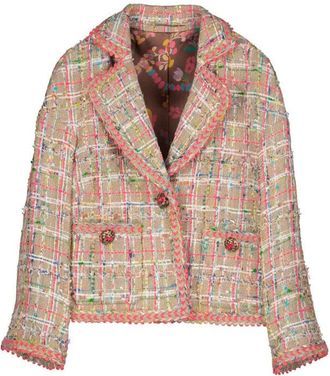 Maison Common Damen Blazer aus Baumwoll-Mix