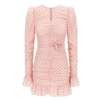 Rotate Mini R&uuml;schenkleid - - Dresses - Damen - Rosa - XS