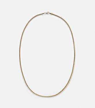 Stone and Strand Collier Snakeine en or 14 ct