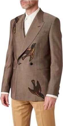 Paul Smith Homme, Costumes, Brun, Taille: 2XL Veste crois&eacute;e en moire