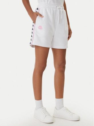 Kappa Sportshorts Banda Ivissa 361R6NW Wei&szlig; Regular Fit
