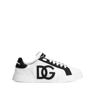 Dolce & Gabbana Portofino Light Strobel Sneakers - - Shoes - Herren - Wei&szlig; - 40 EU