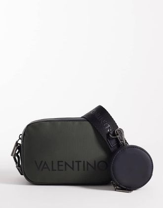 Valentino Dragonhawk - Umh&auml;ngetasche in Dunkelgr&uuml;n mit Airpod-H&uuml;lle