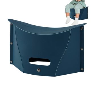 Generic Tragbarer Hocker, integrierter Gurt, leichte Aufbewahrungstasche, zusammenklappbarer tragbarer Hocker, Stuhl, f&uuml;r Zuhause, Wohnheim, Garten, Klassenzi