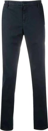 Dondup Marineblaue Chinos Regular Fit Hose - - Trousers - Herren - Blau - W30