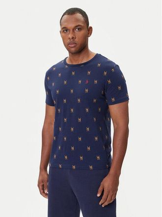 Polo Ralph Lauren T-Shirt 710P00081001 Dunkelblau Custom Slim Fit
