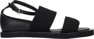 Max Mara Sandales Masonry Femme Tissu Noir