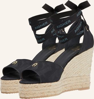 Aigner Aigner Espadrille Wedges Carmen 1 schwarz