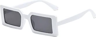 Generic Lunettes de soleil carrées style urbain 2025 pour hommes et femmes, lunettes de conduite de vacances (couleur : E, taille : moyen), I, Taille unique