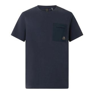 Moose Knuckles Homme, Tops, Bleu, Taille: XL T-Chemises