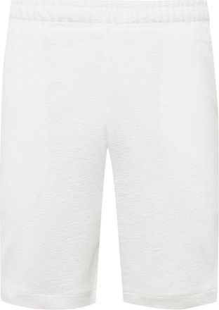 Lacoste Sommerliche Shorts aus strukturiertem Jersey in