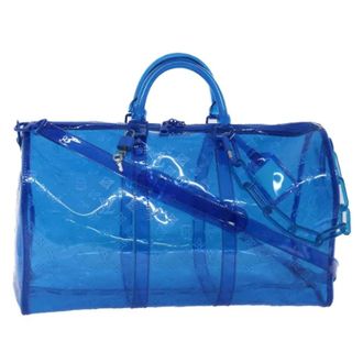 Louis Vuitton Pre-owned Vinyl Weekend Bag - - Pre-owned - Damen - Blau - ONE SIZE