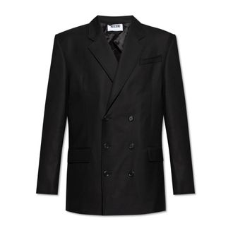 Moschino Wollblazer - - Jackets - Herren - Schwarzk - XL