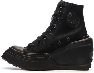 Converse A08094C Chuck 70 De Luxe Wedge Heel Wedges Femme, noir, 8
