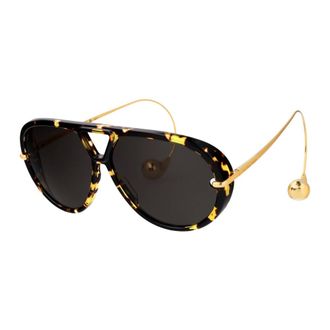 Bottega Veneta Lunettes de soleil aviateur Drop - unisex - Accessoires - Brun - Taille: 63 MM