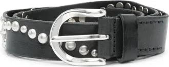 Our Legacy Star Fall Studded Leather Belt