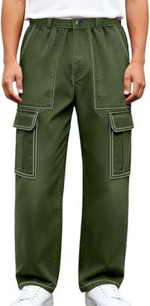 Generic Jogging Homme Pantalon Jogging Homme Pantalon Survetement Homme Confortable Classique - Jean D&eacute;contract&eacute; Homme avec Multiples Poches - Durable, Confor