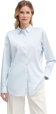 Guess Damen, Blusen & Hemden, Blau, MGr&ouml;&szlig;e