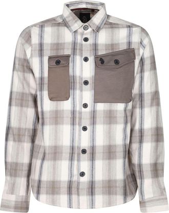 Luke Johnny Hemdjacke f&uuml;r Herren, Brusttasche (Ton)