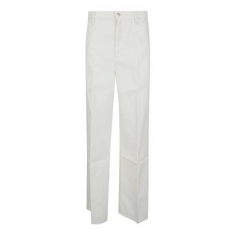 7 For All Mankind Femme, Jeans, Blanc, Taille: W31 Willow Palazzo Wide