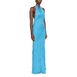 Staud Roselle Kleid - - Dresses - Damen - Blau - M