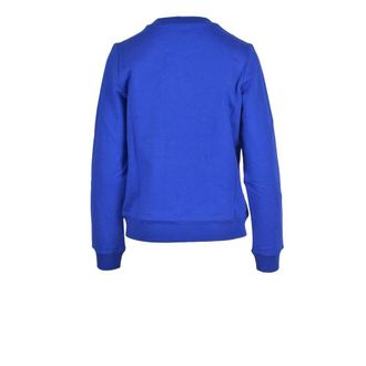 Love Moschino Womens Blue Cotton Sweatshirt Clothing