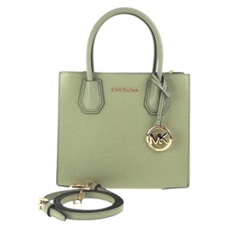 Michael Kors Pre-owned Leather Tote Shoulder Bag 2way - - Pre-owned - Damen - Gr&uuml;n - ONE SIZE