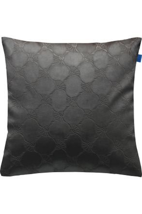 Joop Kissenhülle Emboss, Anthrazit, Textil, Blume, 48x48 cm, hochwertige Qualität, Wohntextilien, Bezüge, Kissenbezüge