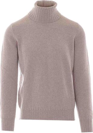 Alpha Studio Pull Col Roul&eacute; - Beige