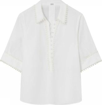 Gustav Femme, Blouses et Chemises, Blanc, Taille: 44 FR Carmen Blouse