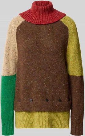 Max & Co. Pullover aus Wolle mit Kontrast&auml;rmeln