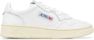 Autry Femme, Chaussures, Blanc, Taille: 35 EU Medalist Low Baskets