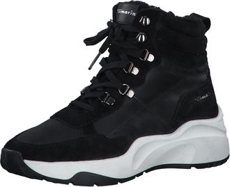 Tamaris Damen Bequemschuhe, Frauen Schn&uuml;rschuhe,TOUCHit-Fu&szlig;bett,warm gef&uuml;ttert,stra&szlig;enschuhe,Strassenschuhe,Schnuerung,Black Comb,38 EU