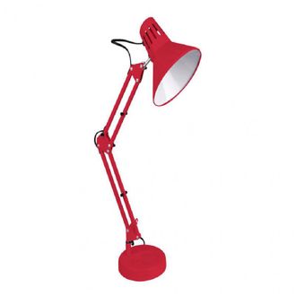 Trade Shop Lampe De Bureau Avec Bras &eacute;changeable Rouge