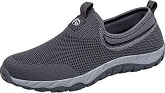 Generic Baskets &agrave; enfiler pour homme - Chaussures de sport en maille tricot&eacute;e - L&eacute;g&egrave;res et respirantes - Antid&eacute;rapantes - Pour la marche et la d&eacute;tente - Pour 