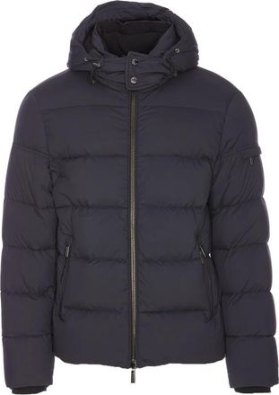 Moorer Homme, Vestes, Bleu, Taille: M Manteaux &Eacute;l&eacute;gants pour la Mode Europ&eacute;enne