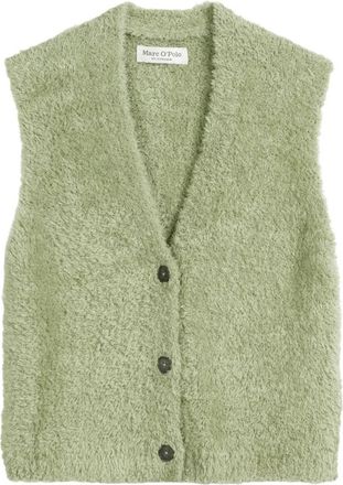 Marc O'Polo Fuzzy-Knit-Weste regular - - Jackets - Damen - Gr&uuml;n - S
