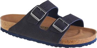Birkenstock Unisex Erwachsene Sandale Arizona Birko-Flor schmal, Blue 051753, 45 EU