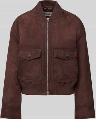 Marc O'Polo Denim Regular Fit Leder- / Kunstlederjacke aus echtem Ziegenleder