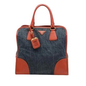 Prada Pre-owned Sac seau en denim - Femme - Pre-owned - Bleu - Taille: ONE Size