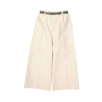 Stella McCartney Viskose-Freizeithose - - Trousers - Damen - Beige - XS