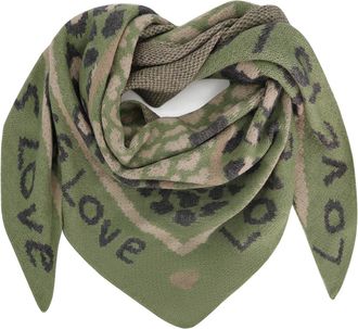 Glamexx24 Damen Winterschal Dreiecksform Schal: W&auml;rme Halstuch Trend Sehr Weicher Liebe Muster, Mischfarbe