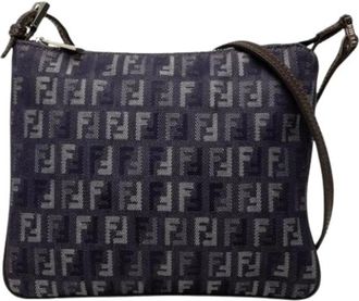 Fendi Sac bandouli&egrave;re Pre-owned en jean - Femme - Pre-owned - Bleu - Taille: ONE Size