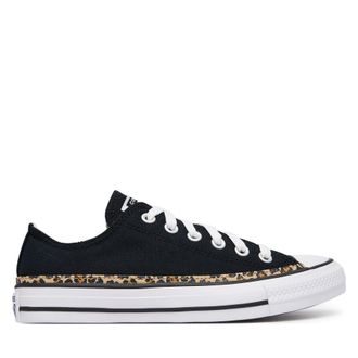 Converse Sneakers aus Stoff Converse CHUCK TAYLOR ALL STAR LEOPARD A19180C Schwarz