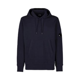 C.P. Company C.p. Company, Homme, Sweatshirts et sweats &agrave; capuche, Bleu, Taille: M Sweat &agrave; capuche Goggle en molleton textur&eacute; en diagonale