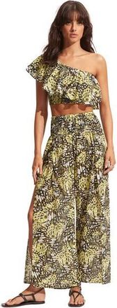 Seafolly Damen Hose Take Flight Shirring Pant